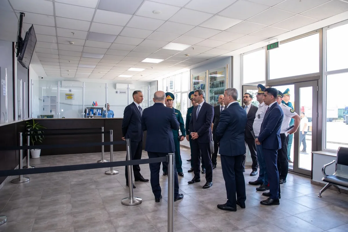 Azerbaijani government officials review operational enhancements at ...