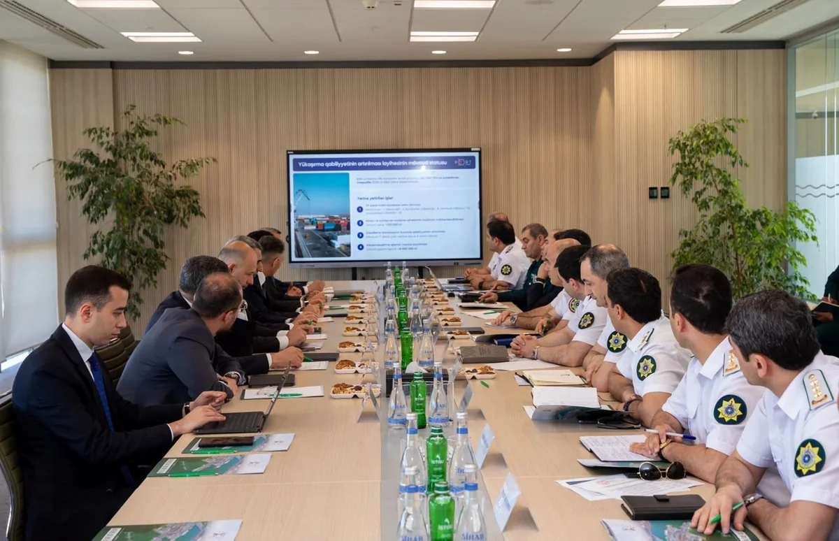 Azerbaijani government officials review operational enhancements at ...