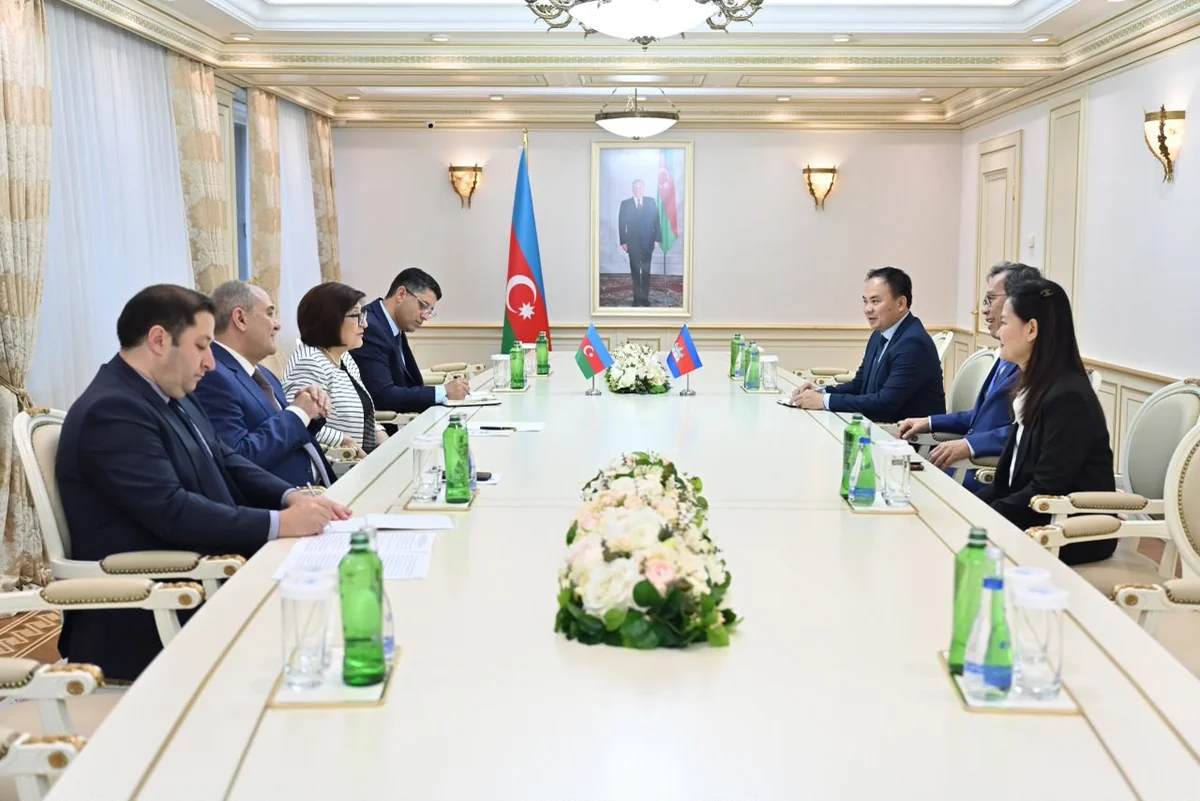Azerbaijani speaker mulls co-op with second vice president of Cambodian ...