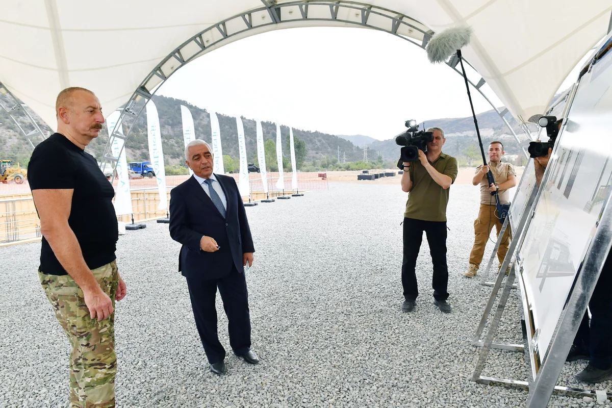 Azerbaijani President lays foundation for 'Lachin' Junction Substation ...