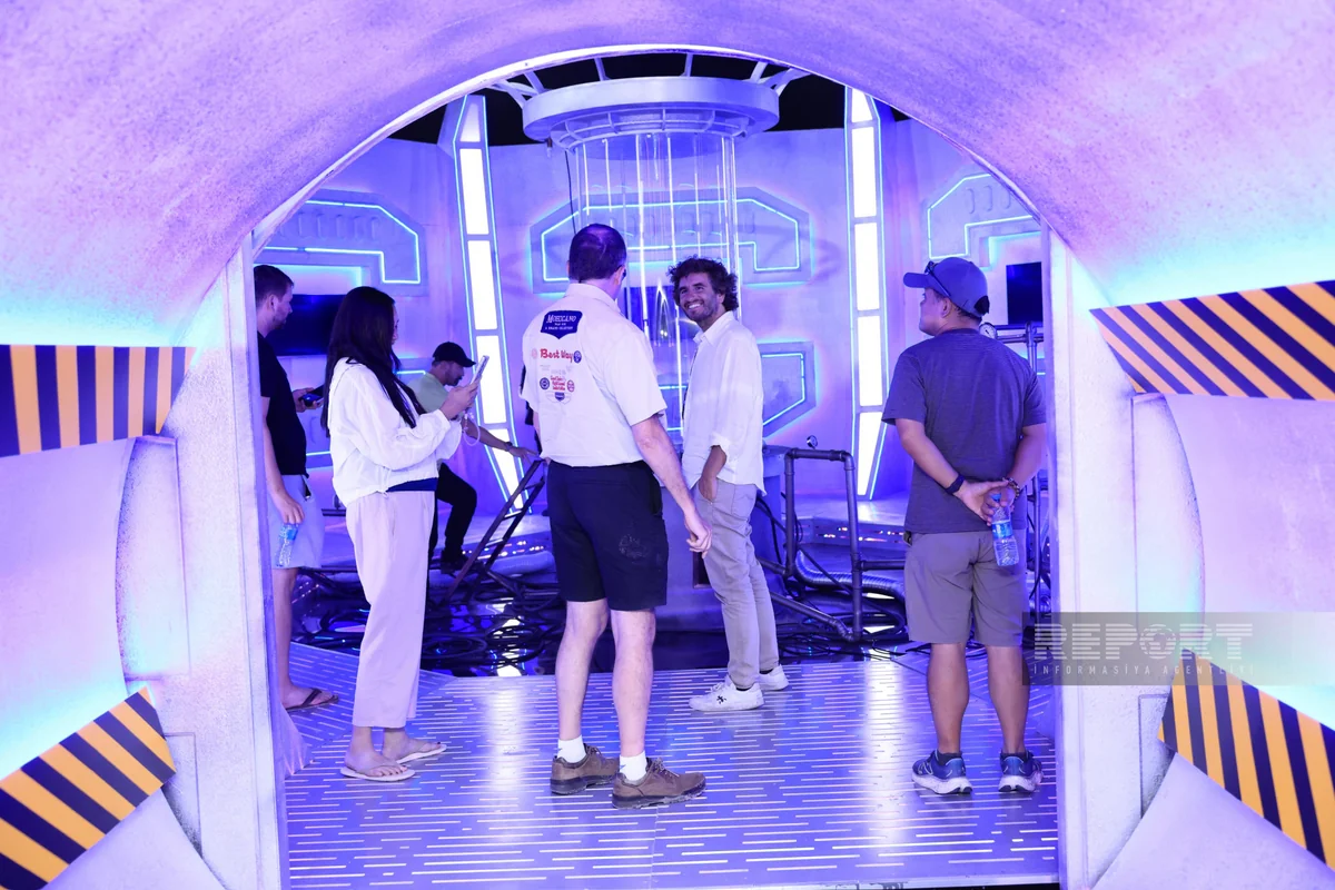 Group of international travelers visits Hochazfilm studio in Azerbaijan ...