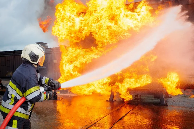 Fire breaks out in hotel in Baku, mother and her baby rescued | Report.az