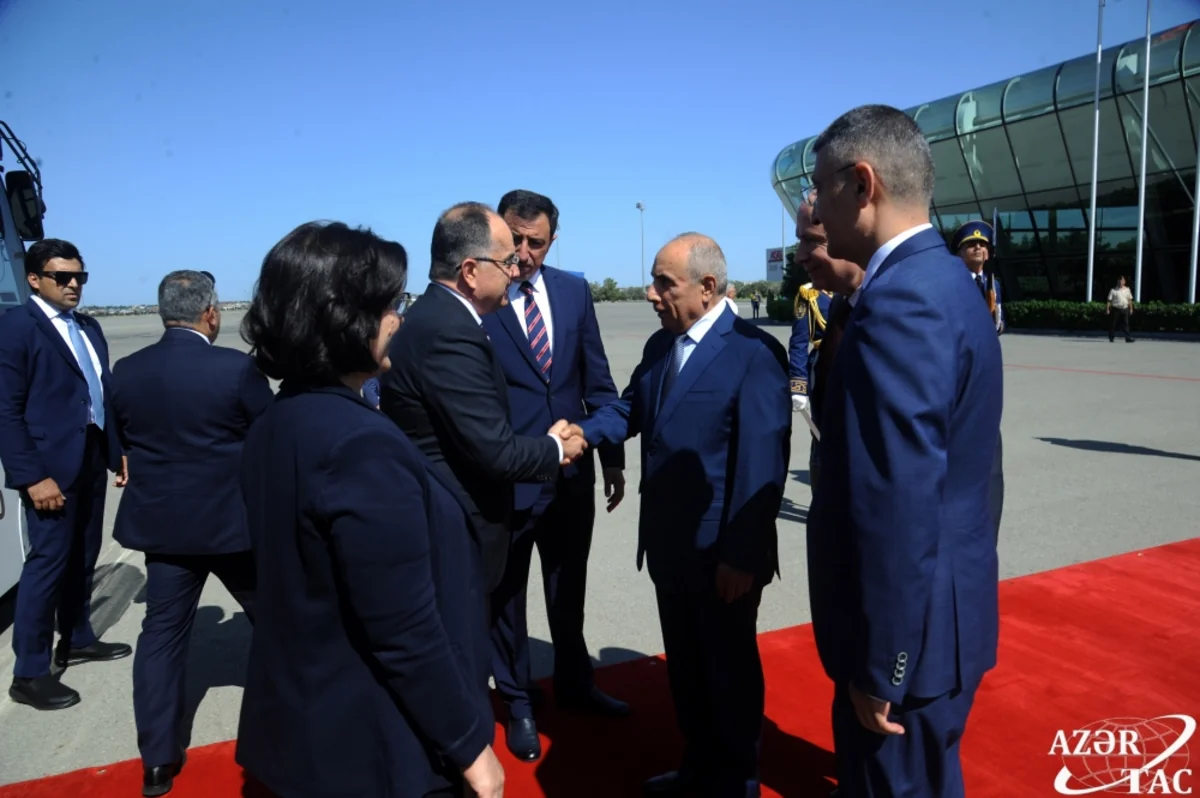 Albanian President Bajram Begaj arrives in Azerbaijan for official ...