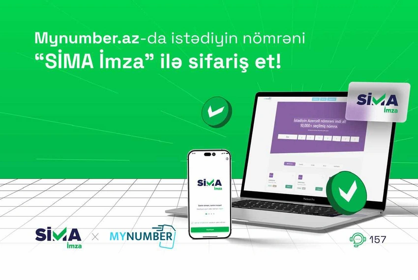 “Mynumber.az”da istədiyin nömrəni “SİMA İmza” ilə sifariş et! | Report.az