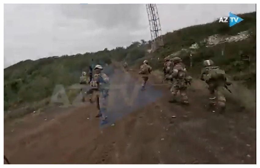 Real combat footage from Karabakh anti-terror operation: Enemy positions captured in short time ...