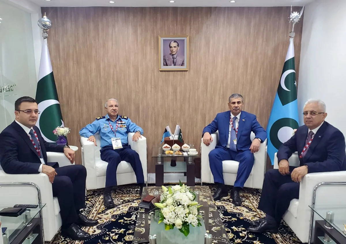 Azerbaijani Defense Minister meets Chairman of Pakistan Aeronautical ...