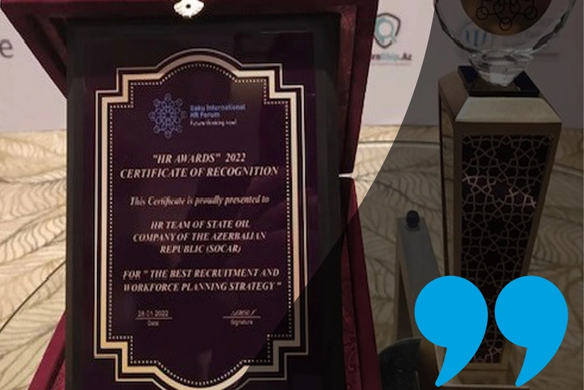 SOCAR's HR Department awarded for best recruitment strategy | Report.az