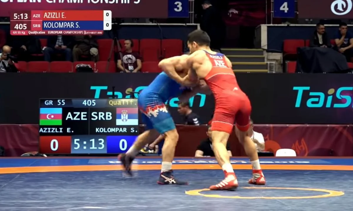 Another Azerbaijani wrestler defeats Armenian opponent in European ...