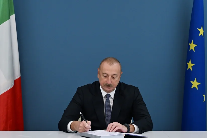 President Aliyev visits Italian Embassy in Azerbaijan, offers ...