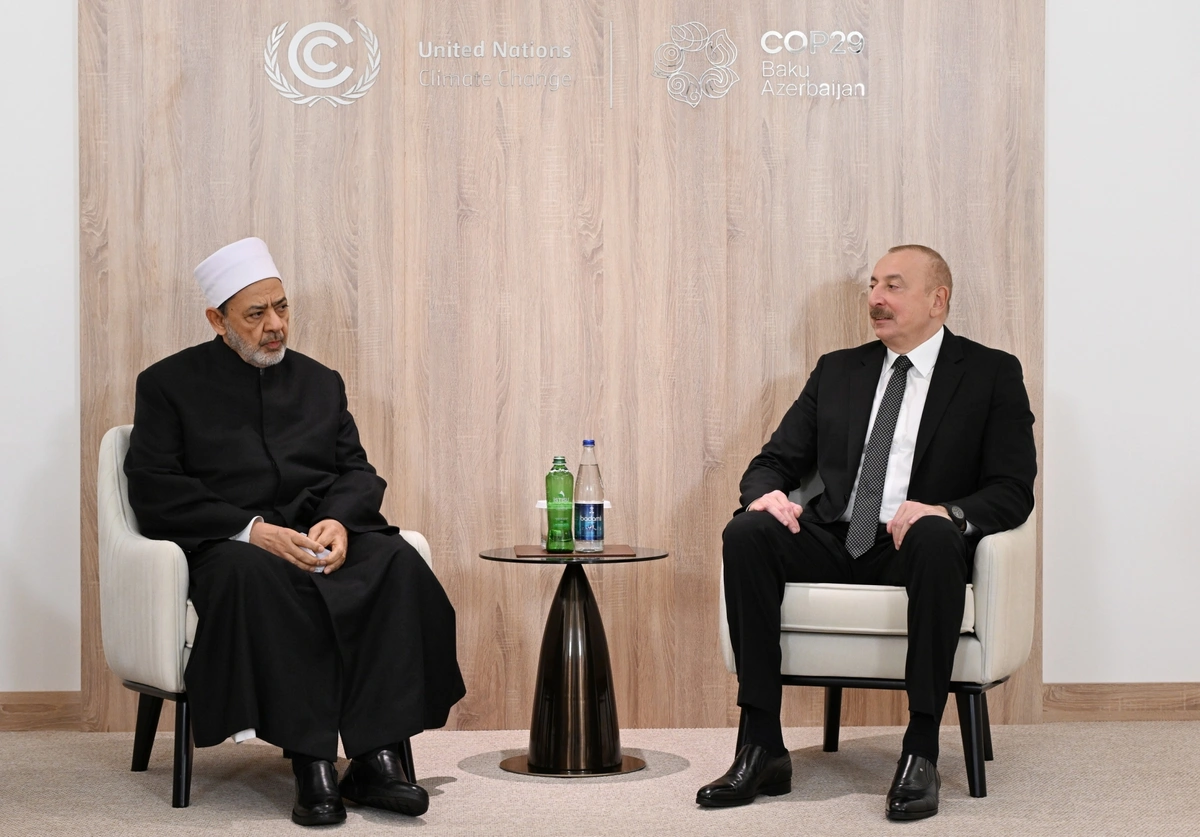 President Ilham Aliyev meеts with Grand Imam of Al-Azhar Al-Sharif ...