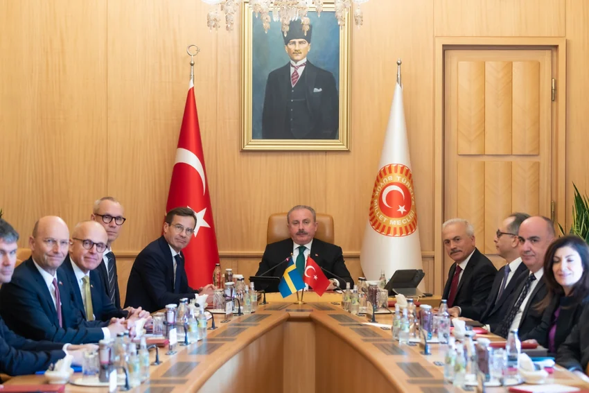 Turkish parliament speaker meets with Swedish prime minister | Report.az