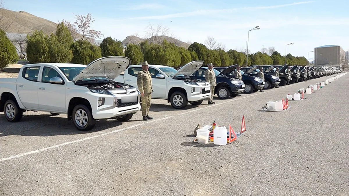 Combined Arms Army carries out technical inspection of auto vehicles ...